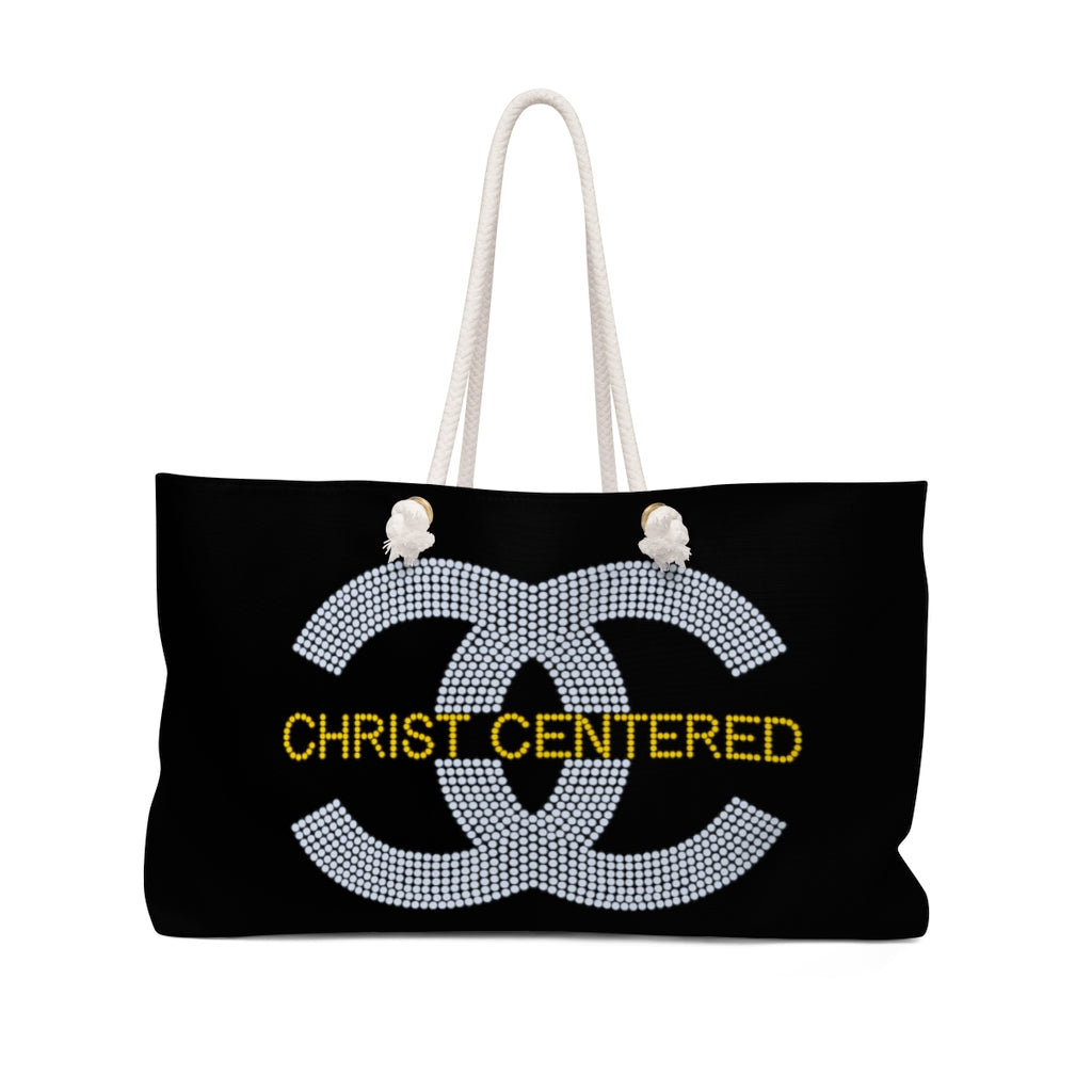 Christ Centered Rhinestone Print Weekender Bag – Godly & Life's Expressions